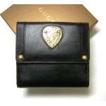 [ グッチ ] 二つ折財布大（ブラック） - G-4223